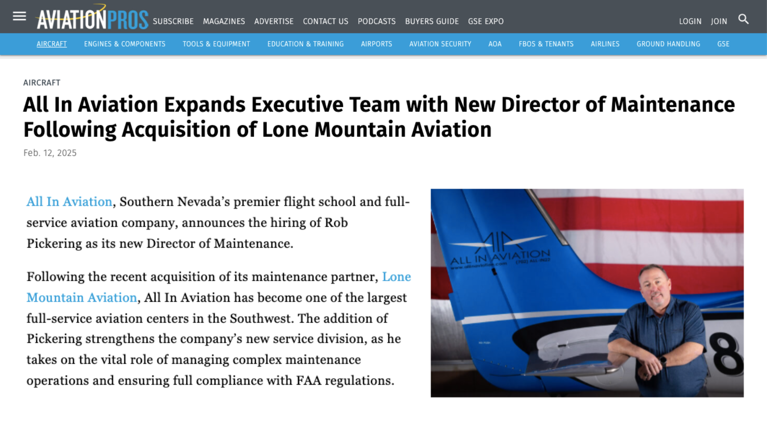 2.12.25 Aviation Pros All In Aviation - GYC Vegas